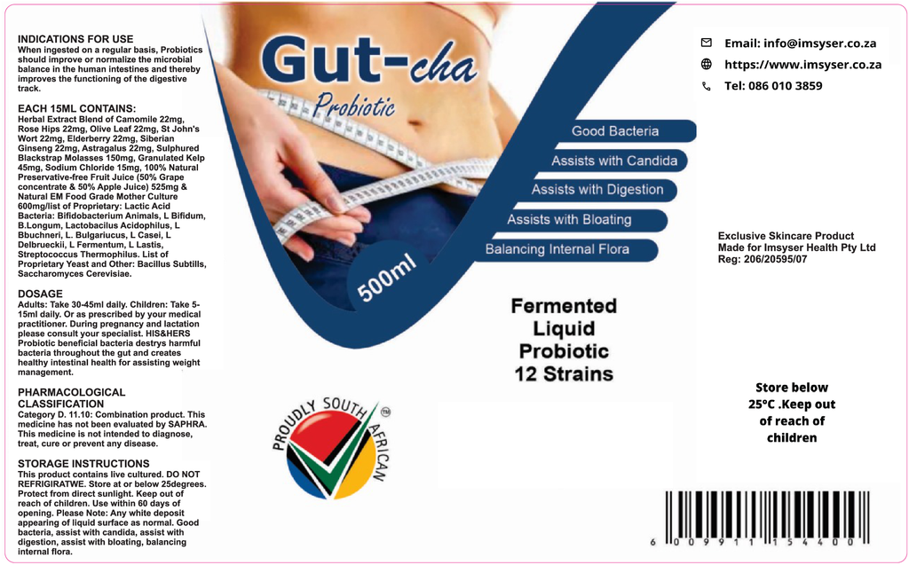 GUT-cha Chaya Capsules 120's – Imsyser