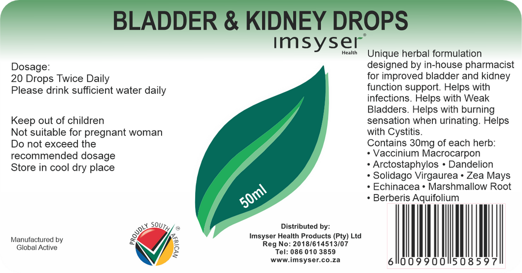 Imsyser Bladder & Kidney Drops 50ml